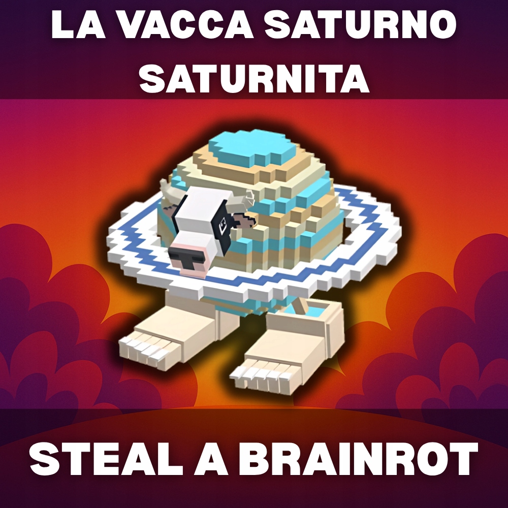 La Vacca Saturno Saturnita | Steal a Brainrot | Secret | Roblox - Stan ...