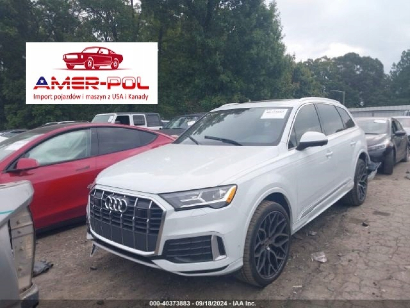 Audi Q7 2023r., 4x4, 2.0L 2.0 Benzyna 261KM - Allegro