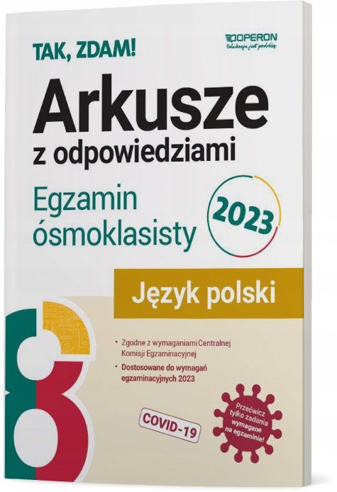 Arkusze. Egzamin ósmoklasisty 2023 Język polski (12674967508 ... Arkusze. Egzamin ósmoklasisty 2023 Język polski (12674967508 ...