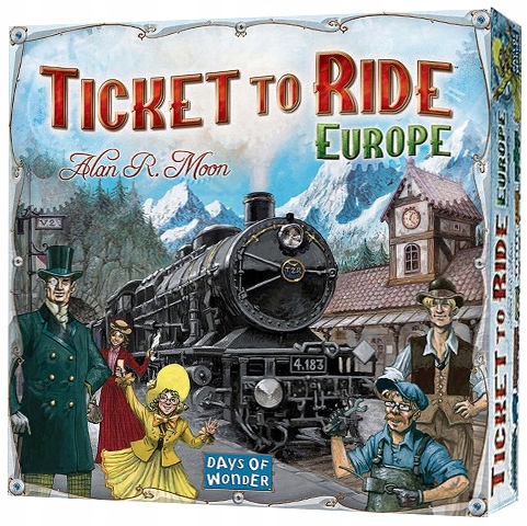 Gra planszowa Ticket to Ride: Europe Days of Wonder - Stan: Nowy 212 ...