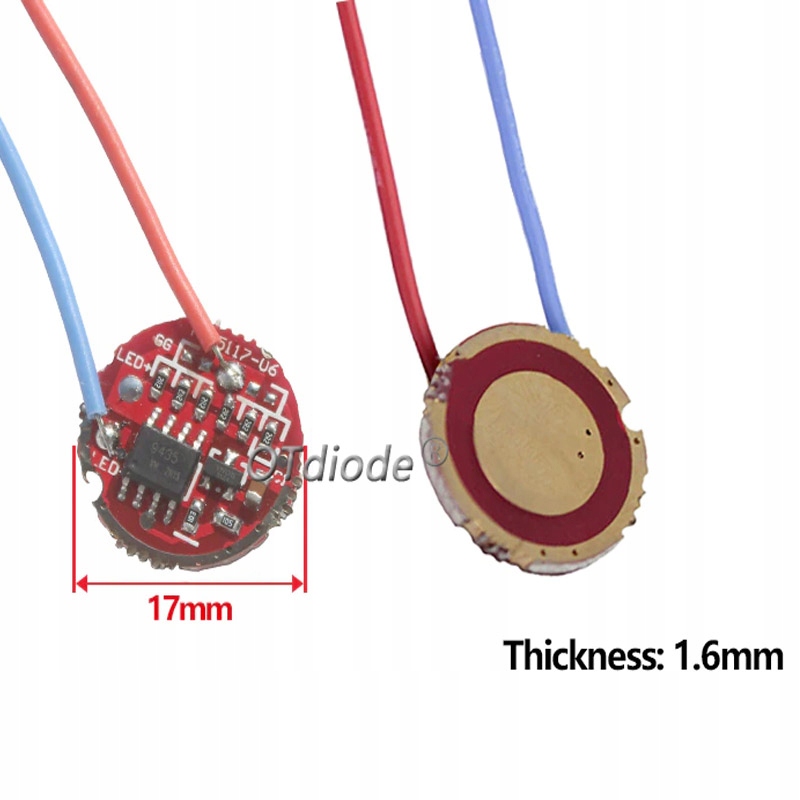 Sterownik driver led 5W cree xpG xte 1MODE 17mm - 8720505786729 ...