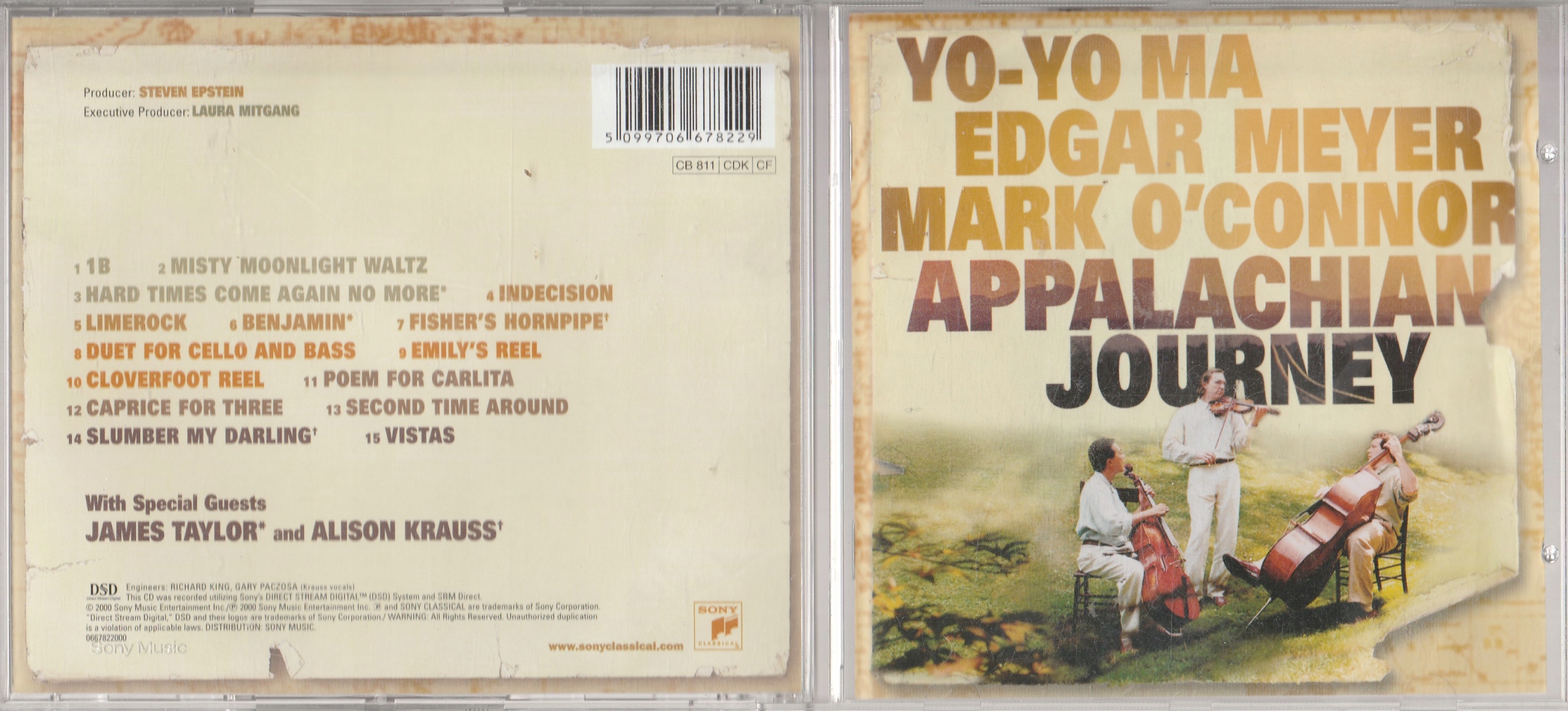 CD Appalachian Journey Edgar Meyer, Mark O'Connor, Yo-Yo Ma - porównaj ... CD Appalachian Journey Edgar Meyer, Mark O'Connor, Yo-Yo Ma - porównaj ...