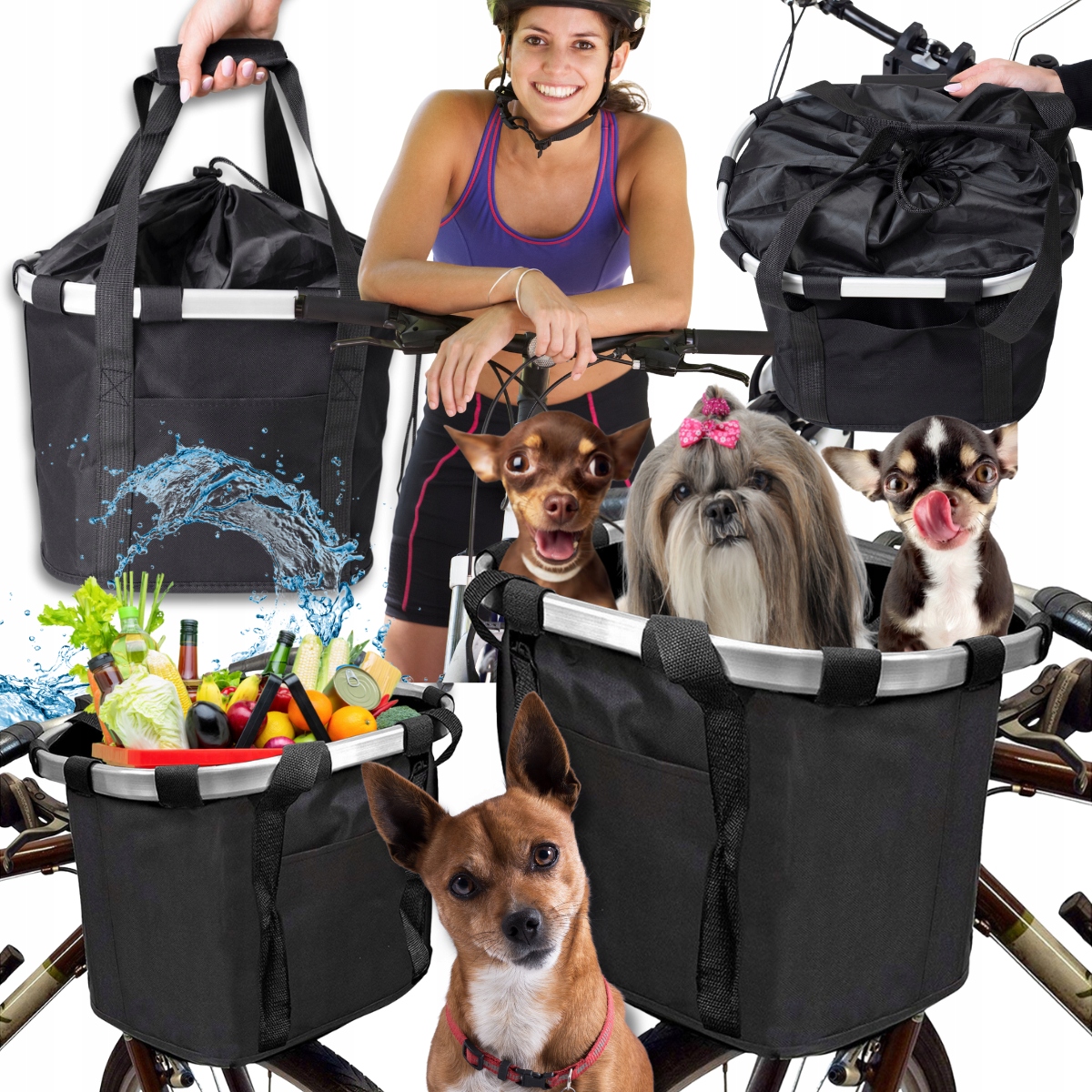 Koszyki na rower dla psów - Allegro.pl
