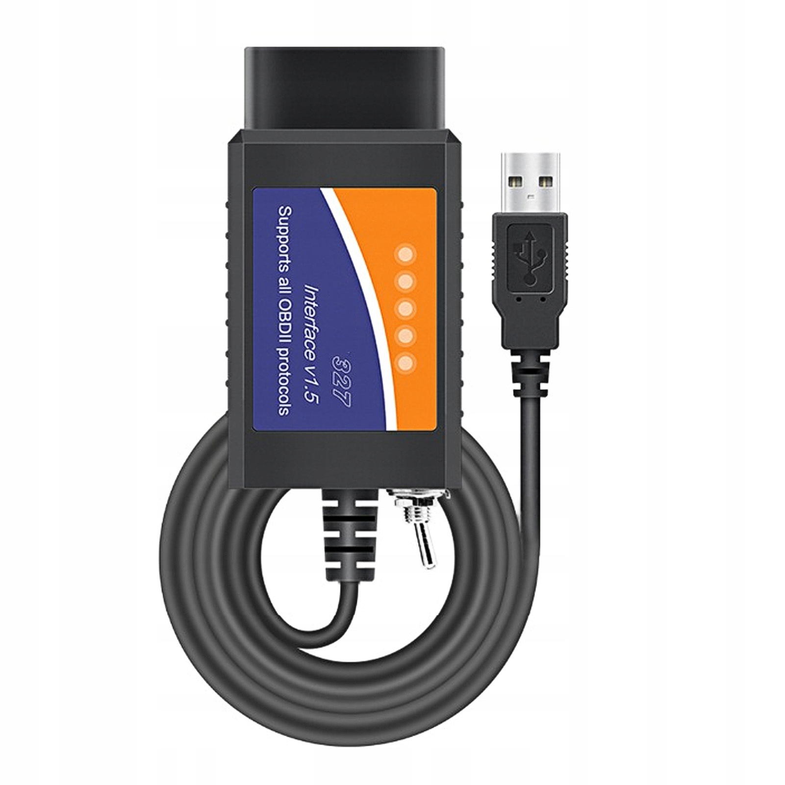 Kabel złącza diagnostycznego OBD2 Interfejs USB Narzędzie do automatycznego 9313597644641 za z ...