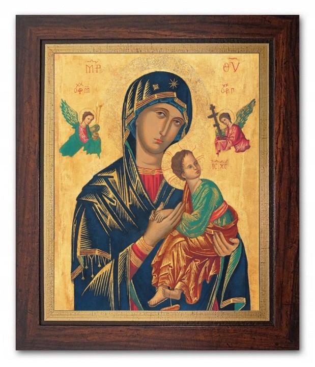 Obraz MARYJA MATKA BOŻA NIEUSTAJĄCEJ POMOCY ramka • Cena, Opinie ...
