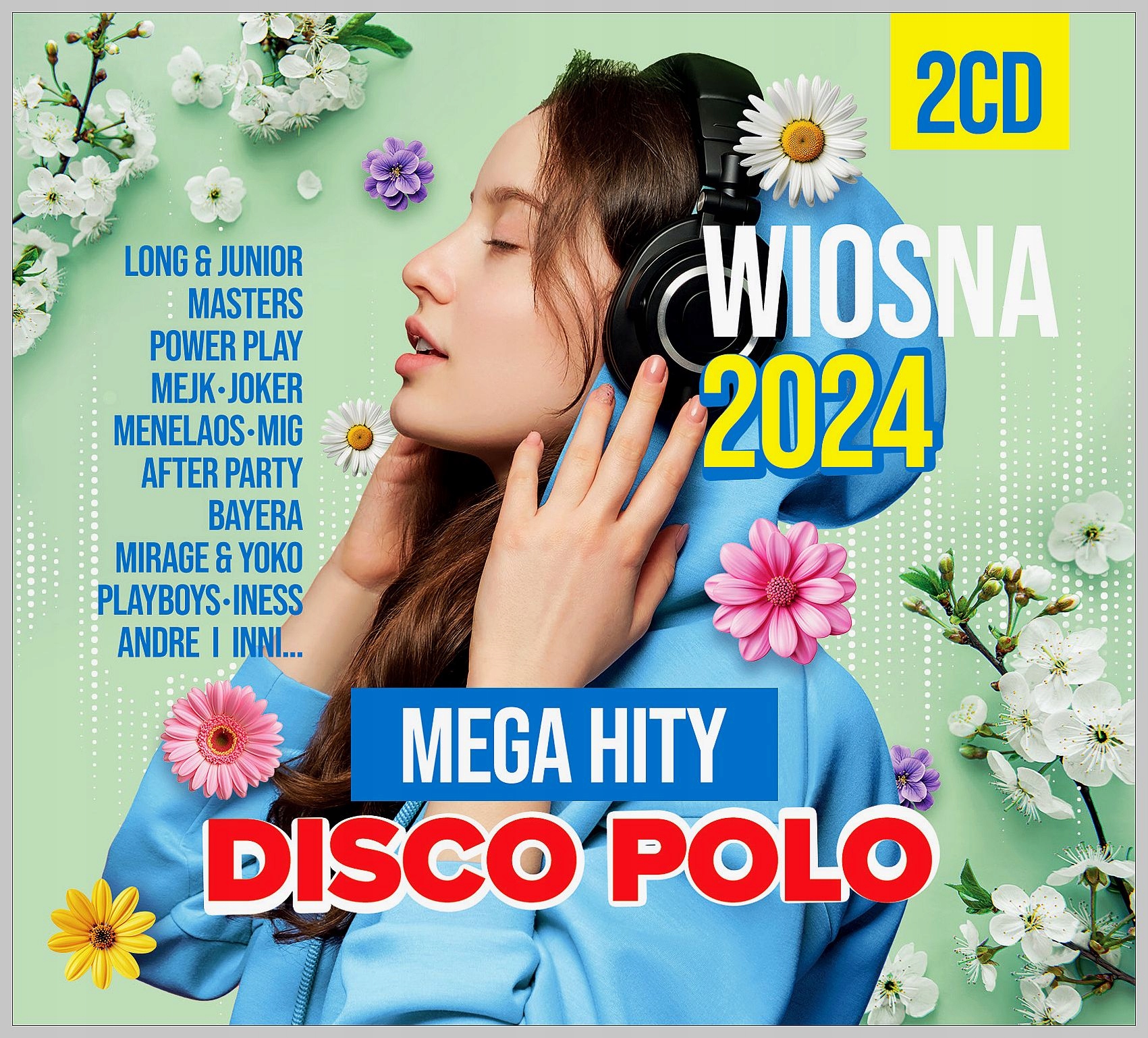 WIOSNA 2024 & 2023 DISCO POLO 2CD LIMITED DIGIPACK Long & Junior Mejk ...