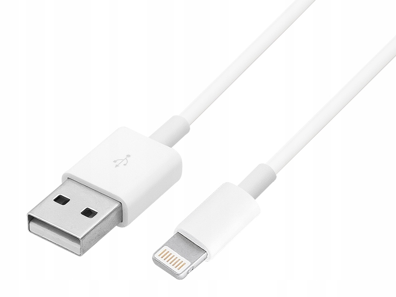 Kabel USB - IPHONE Lightning 1 m - Sklep, Opinie, Cena w Allegro