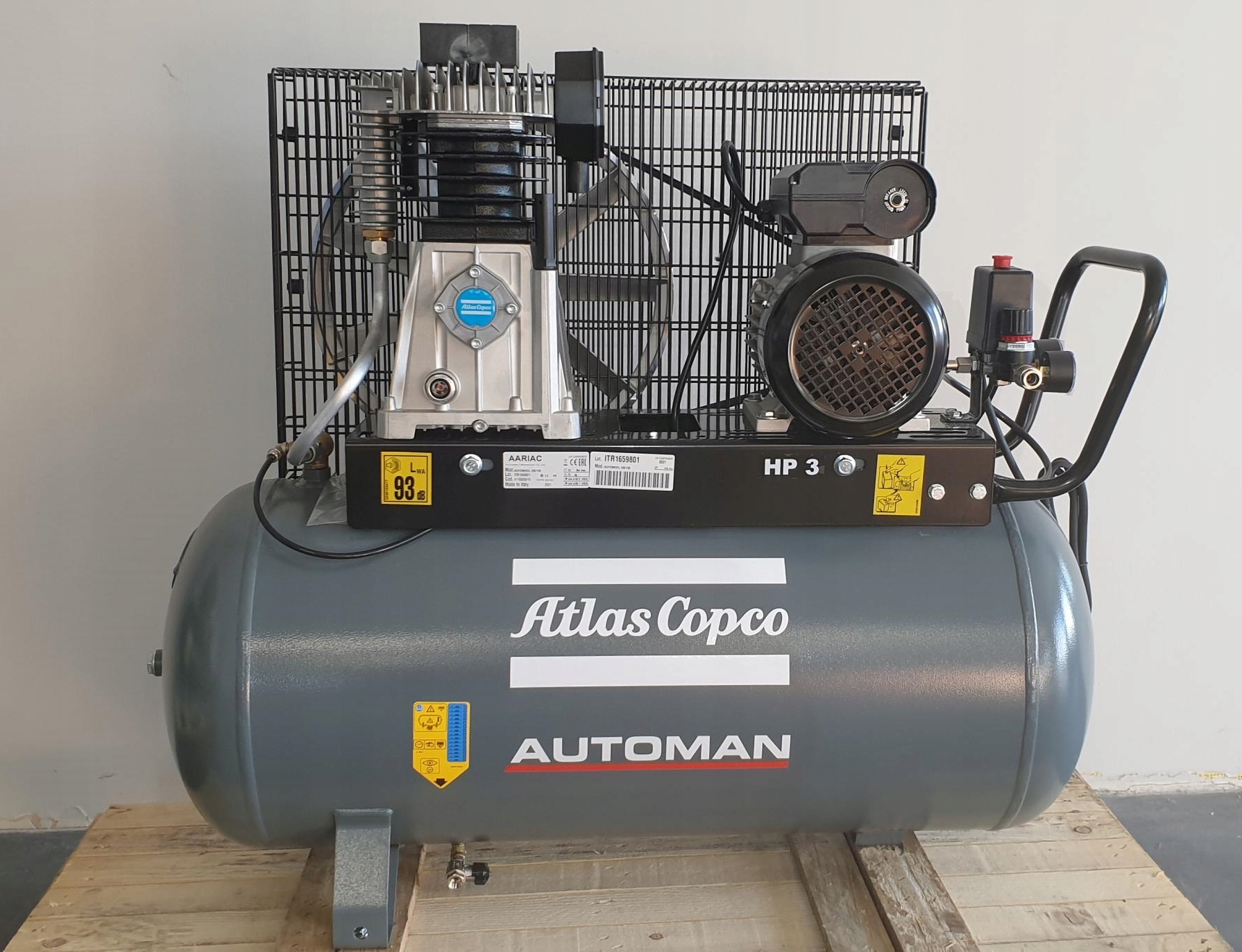Sprężarka Atlas Copco Automan AC 31 2,2kW 90L 1F 8024900720327 za 3600 ...