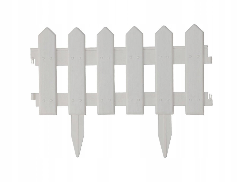 PLOT oplocení Zahradní palisáda bílá 40x20 - Allegro