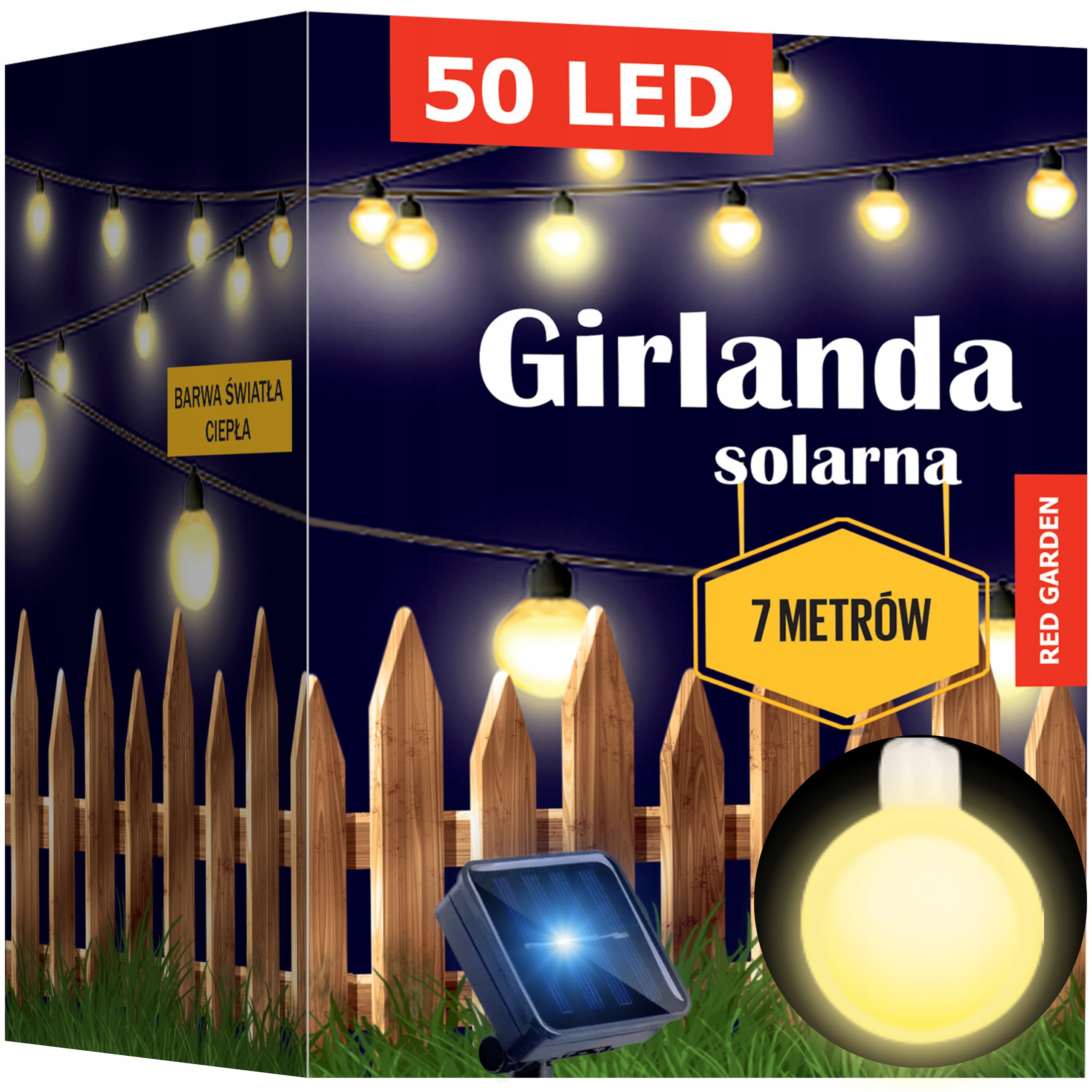 GIRLANDA SOLARNA OGRODOWA LAMPKI SOLARNE 50 ŻARÓWEK LED NA BALKON 7 ... GIRLANDA SOLARNA OGRODOWA LAMPKI SOLARNE 50 ŻARÓWEK LED NA BALKON 7 ...