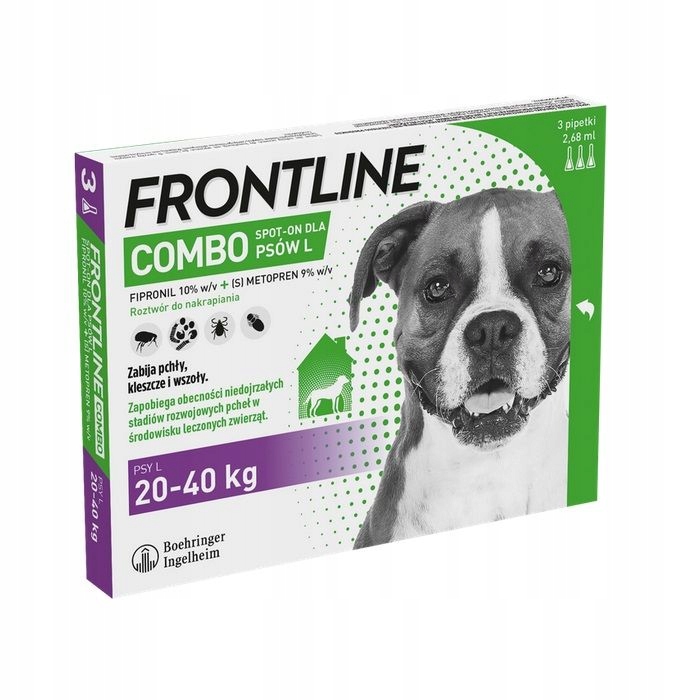 Frontline Combo Spot-On dla psów L 13533042930 - Allegro.pl