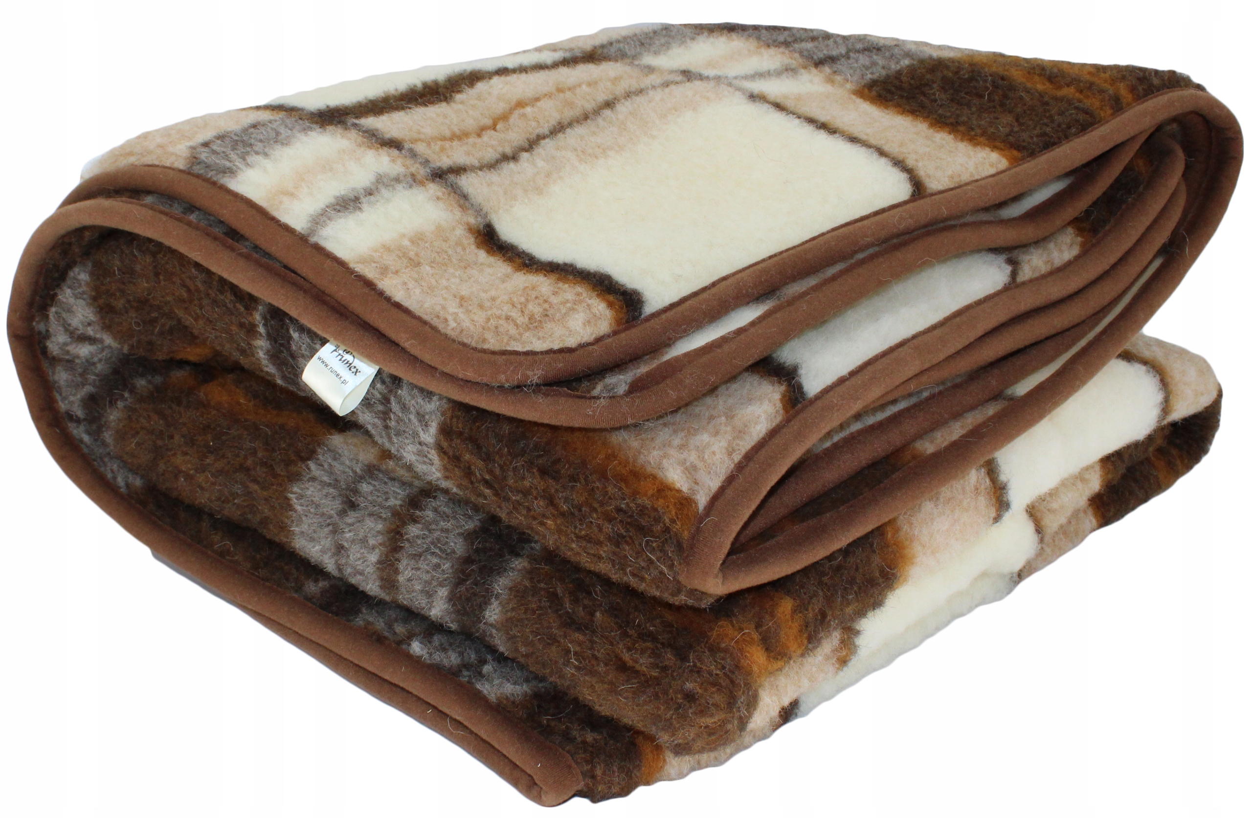 Koc wełniany 100% z wełny owczej Merynos 200x220 (5904921821681) • Cena ...