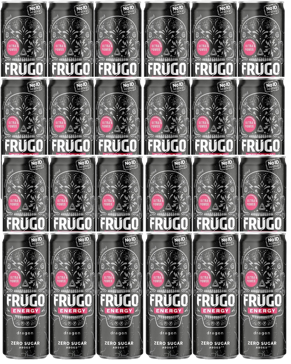 Frugo Energy Dragon Zero Sugar 24x330ml 15306745846 - Allegro.pl