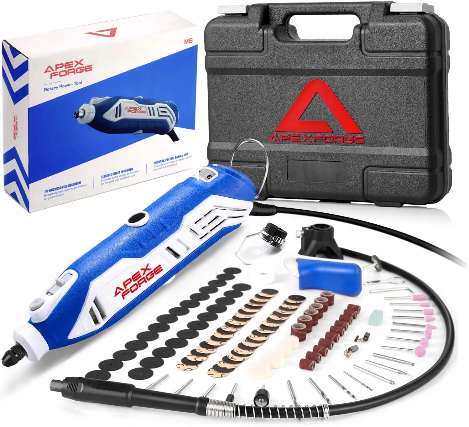 MULTISZLIFIERKA MINI-SZLIFIERKA WIERTARKA FREZARKA 172 AKCESORIA ...