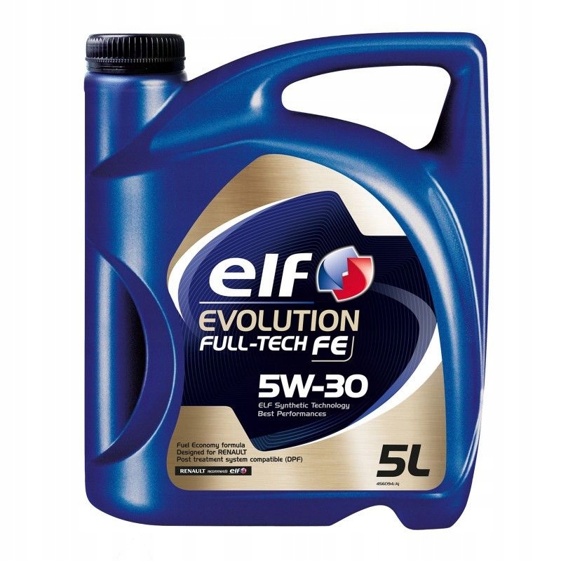 OLEJ SILNIKOWY ELF 5W30 EVOLUTION FULL-TECH FE 5L RENAULT za 163.86PLN ...