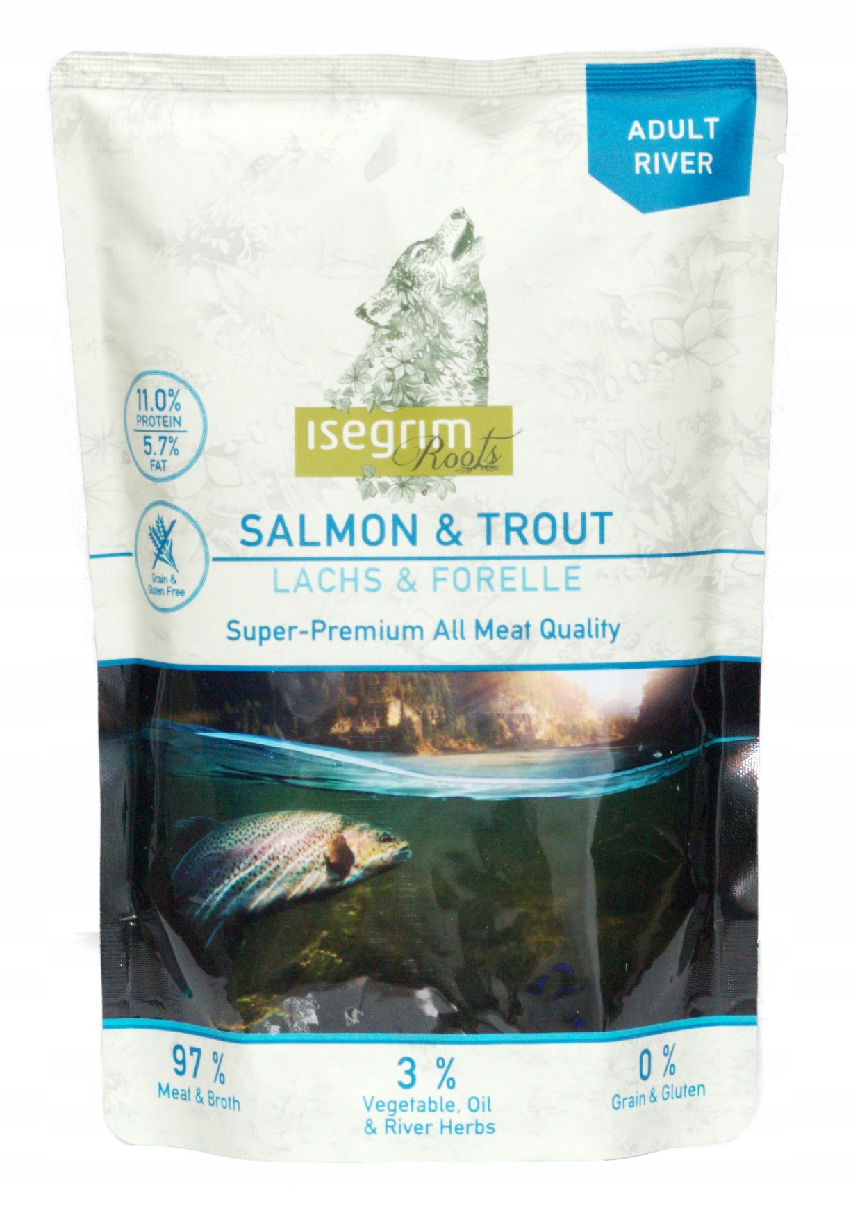 Saszetka Isegrim SALMON TROUT 410g Łosoś Pstrąg (4250231541018) • Cena ...