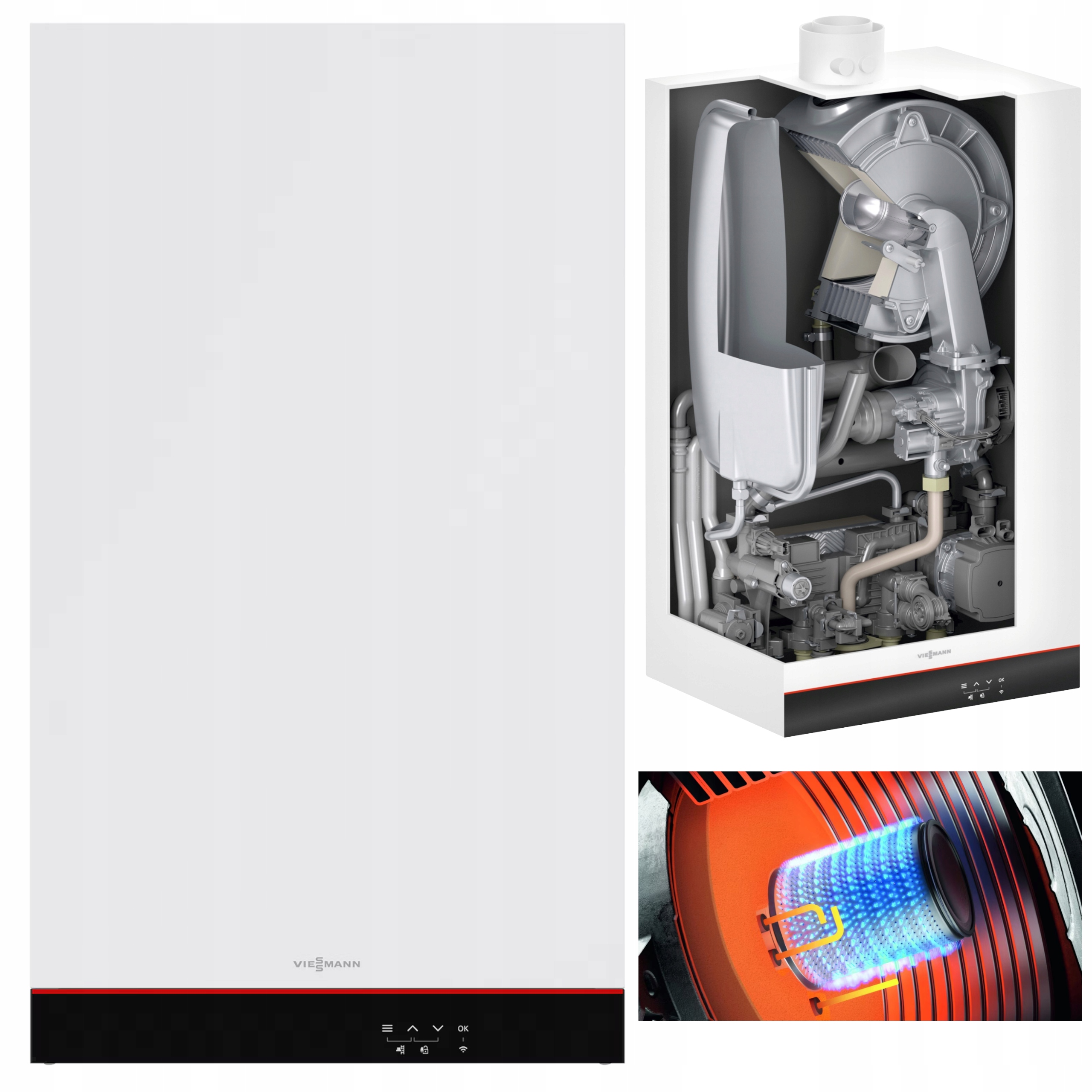 VIESSMANN VITODENS 050-W B0KA PIEC KOCIOŁ GAZOWY KONDENSACYJNY 2 ...