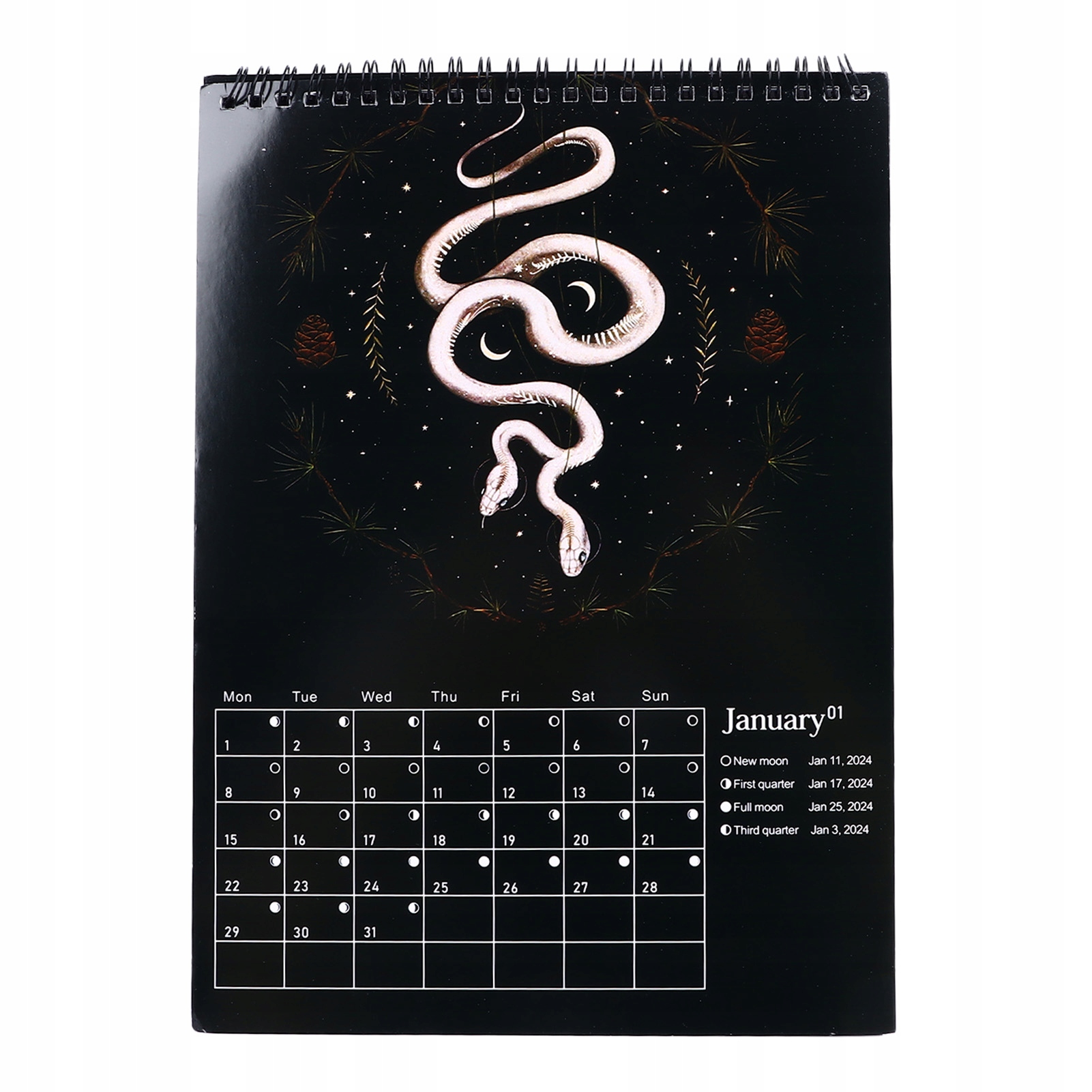 Kalendarz księżycowy 2024 Papier powlekany w (0610946283445) • Cena ...