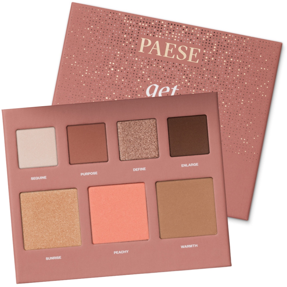 Paese Get The Glow Look Paleta Cieni Do Powiek + Róż Bronzer ...