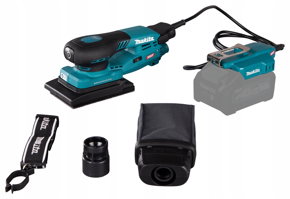 SZLIFIERKA AKUMULATOROWA OSCYLACYJNA MAKITA BO005CGZ 130X80MM 40V XGT 3MM (BO005CGZ) • Cena ...