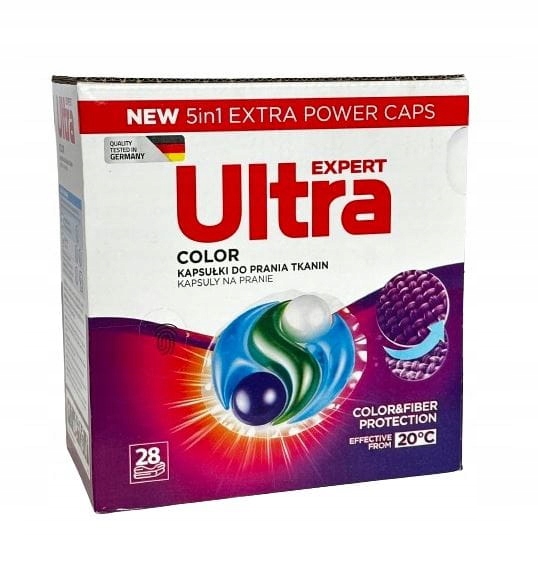Kapsułki do prania tkanin COLOR ULTRA EXPERT 5w1 28 sztuk ...