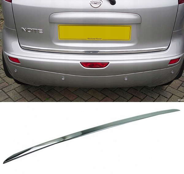 NISSAN NOTE I E11 - CHROMOVÁ LIŠTA NA KUFR / ZADNÍ DVEŘE, • Ceny ...