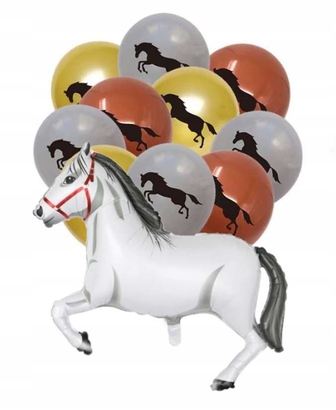 LUFI SZETT LUFI LÓ PÓNI HÉLIUM SZÜLETÉSNAP 13DB-OS za 2225.00HUF-ért ...