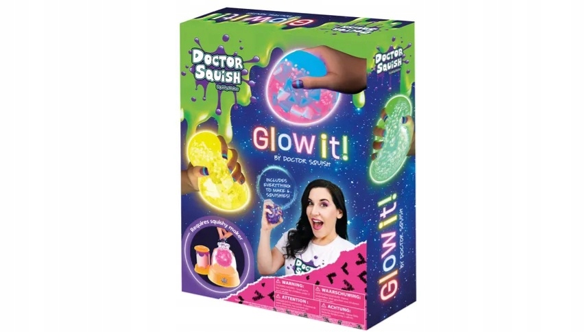 Doplňková sada Doctor Squish Glow It pro Squishy Maker, svítící za 390 ...
