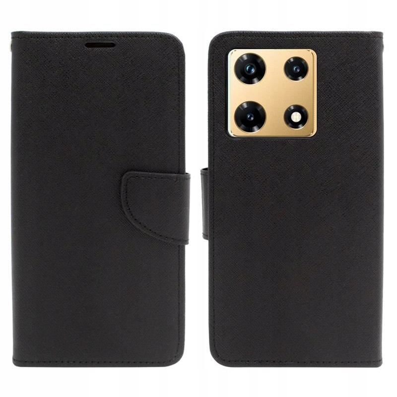 Etui do Infinix NOTE 30 Pro 4G Fancy Diary czarne Case Pokrowiec ...