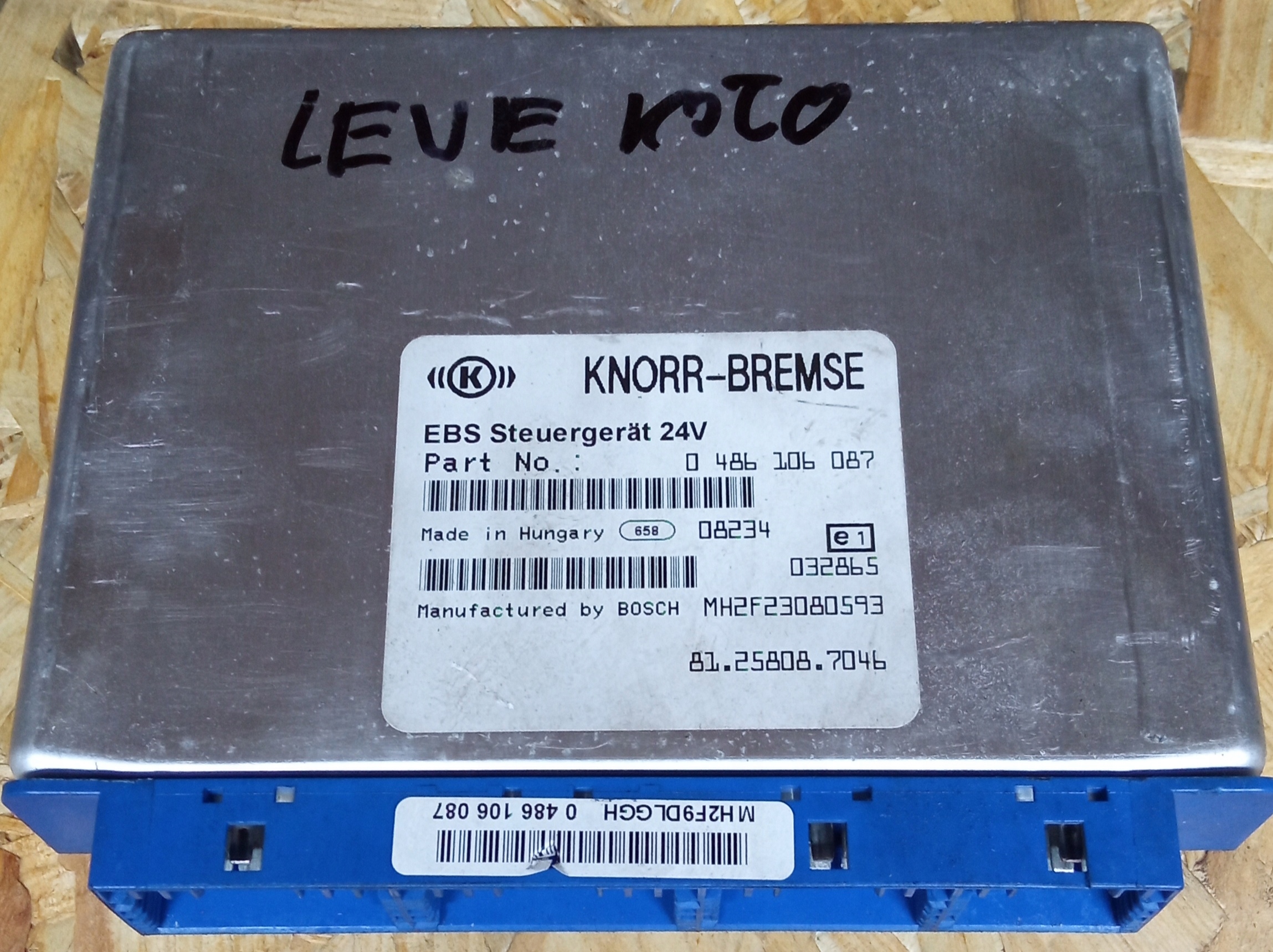 0486106087 - Драйвер EBS MAN TGS TGX купити на Avtoex з Польщі в ...