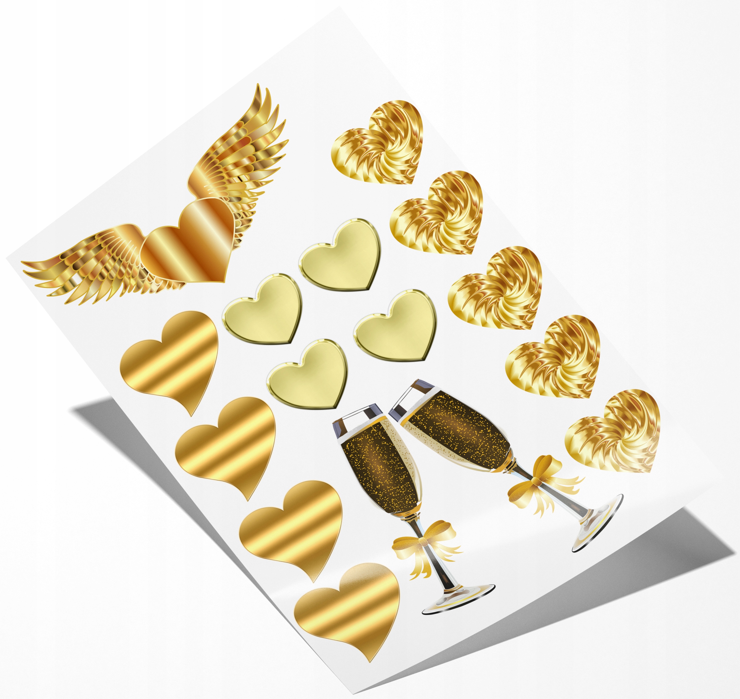 PAPIER WAFLOWY OPŁATEK SERCA GWIAZDKI URODZINY ZŁOTE ZŁOTO A4 (5906146226845) • Cena, Opinie ...