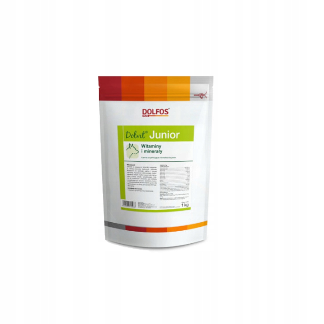 DOLFOS DOLVIT JUNIOR 1 kg proszek dla szczeniąt (5902232645033) • Cena, Opinie • Suplementy dla ...