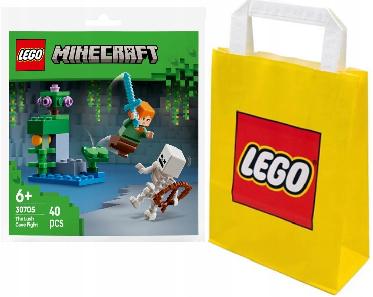 2W1 LEGO(R) MINECRAFT 30705 WALKA W BUJNEJ JASKINI (5702017819884 ...