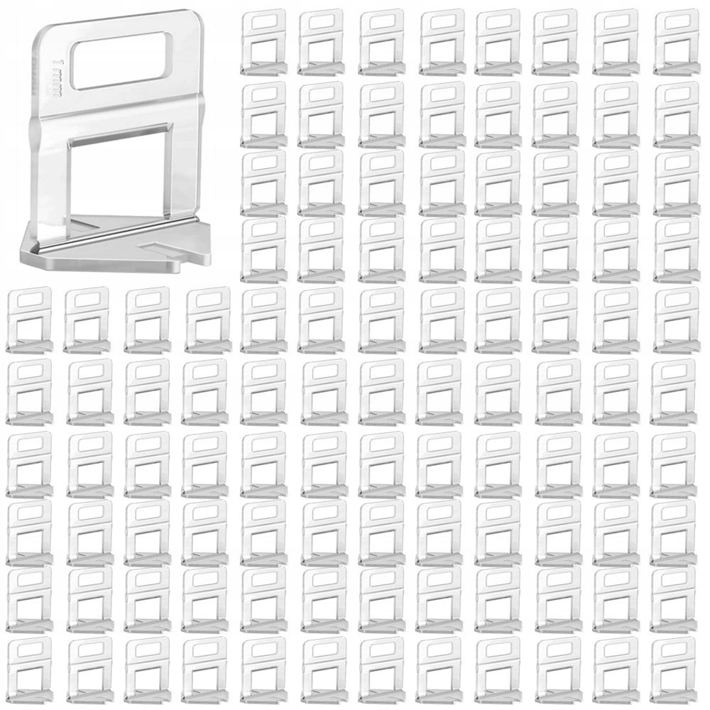 1000 DARAB KLIPSZ 1mm-es (1.0mm) KLIPS A BURKOLÓLAP RENDSZERHEZ ...