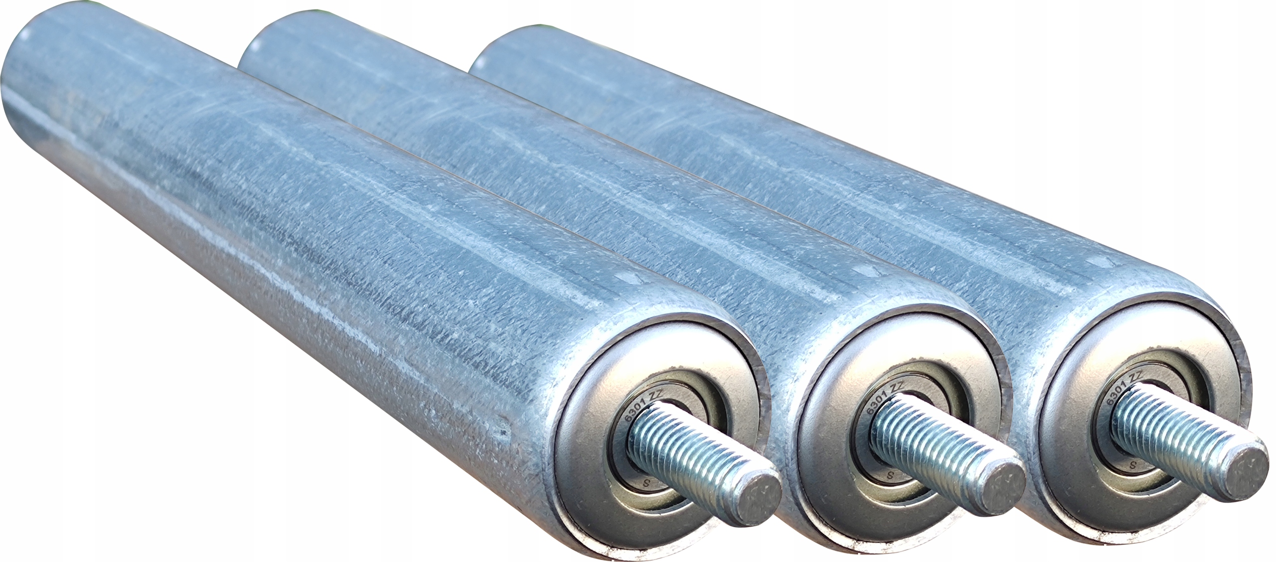 ROLKA ROLKI TRANSPORTOWE TAŚMOCIĄG PODAJNIK ROLOTOK 1100/60 mm OCYNK ...