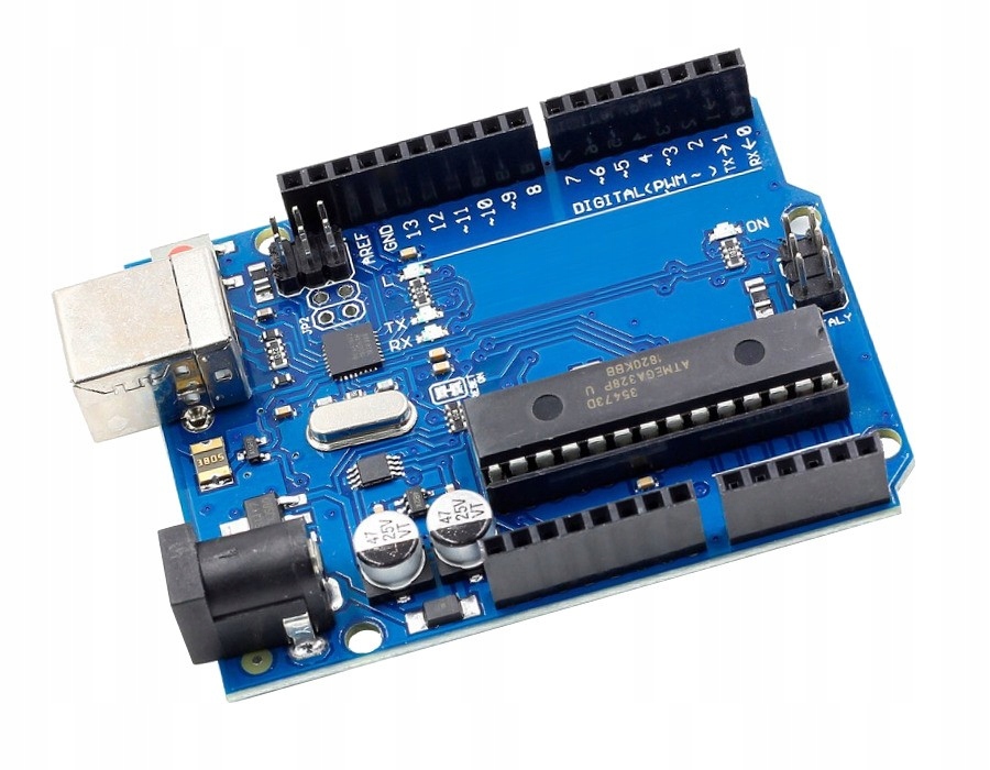 005 Klon Arduino UNO R3 ATMega328P AVR zgodny z Arduino IDE - Sklep, Opinie, Cena w Allegro