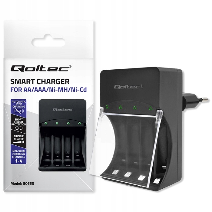 Uniwersalna Ładowarka do baterii paluszków Ni-MH typu R03/AAA R6/AA ...