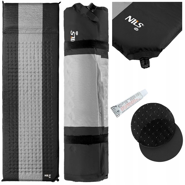 Mata samopompująca Nils Camp NC4340 60 cm x 195 cm x 5 cm • Cena, Opinie - Allegro