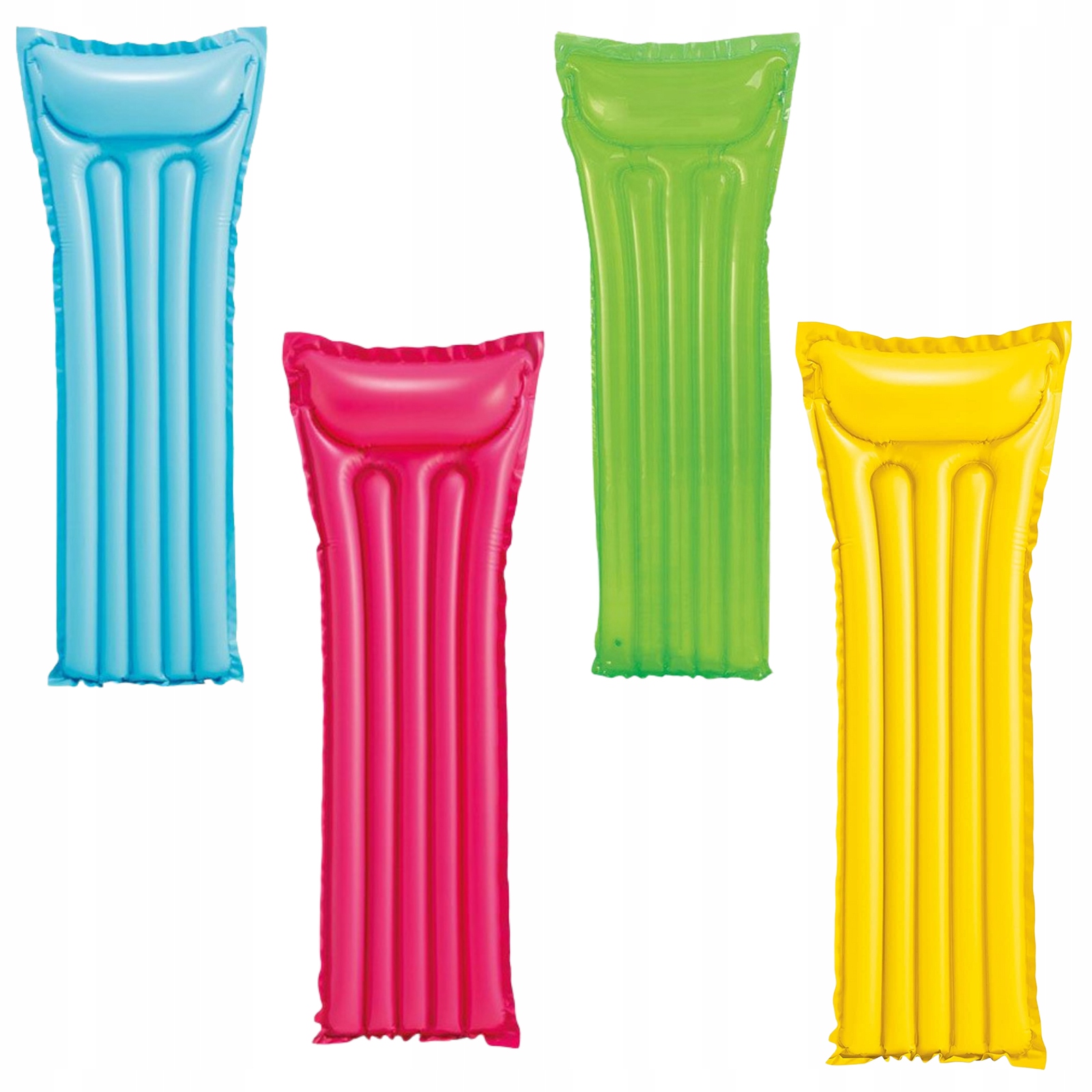 DUŻY DMUCHANY MATERAC DO PŁYWANIA WODNY PLAŻOWY XL (5907714466311 ...