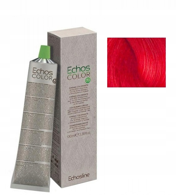 ECHOSLINE Farba do włosów Echos Color 100 ml RED 13586649582 - Allegro.pl