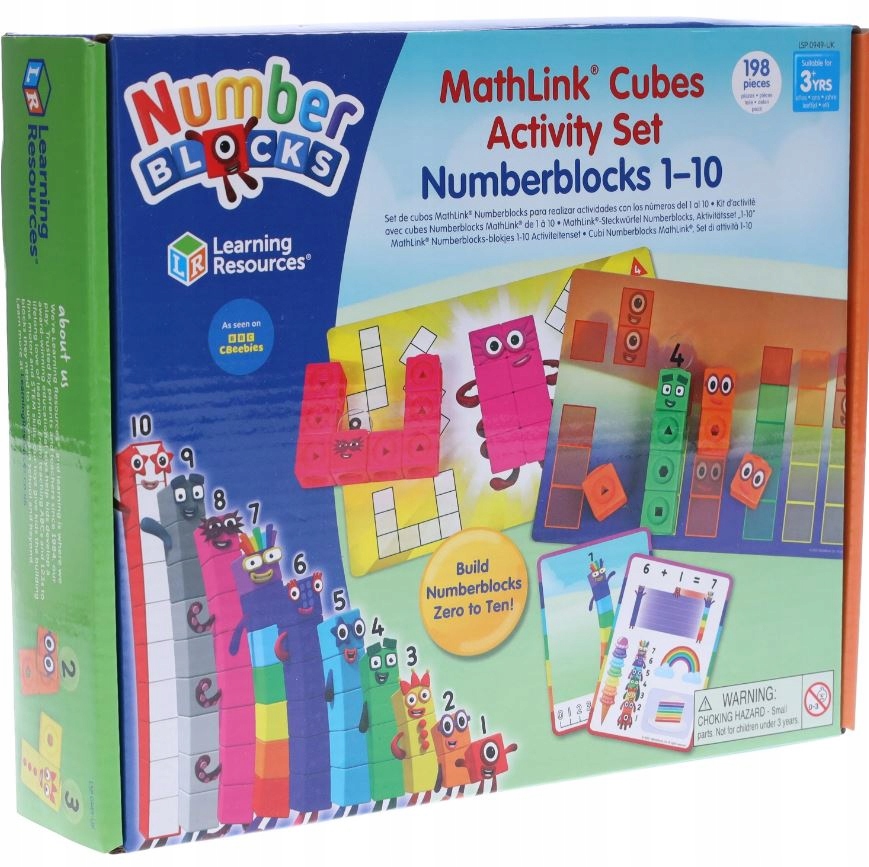 Learning Resources - MathLink Cubes - Kostki do nauki liczenia 1-10 ...