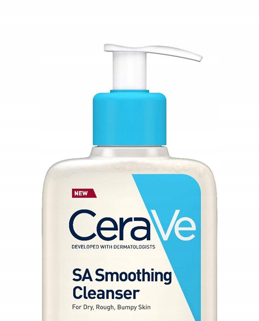 CeraVe SA Smoothing Cleanser with Salicylic Acid for Dry, Rough & Bumpy ...