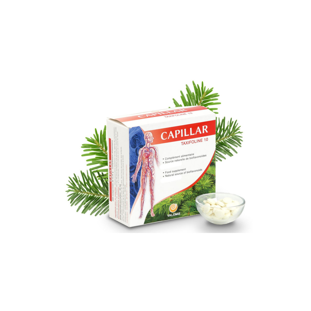 KAPILAR CAPILLAR, DIHYDROKWERCETYNA 200 tab. • Cena, Opinie • Preparaty ...