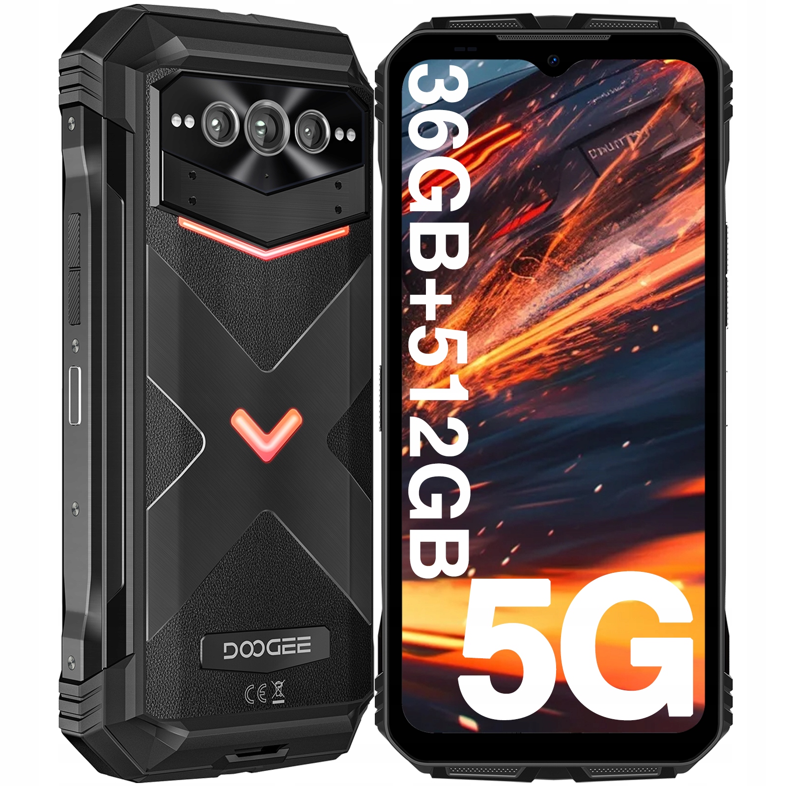 Smartfon DooGee VMaxPLUS 36/512GB 6,6" 22000mAh Android 14 5GSIM 120HZ IP68 - Sklep, Opinie ...