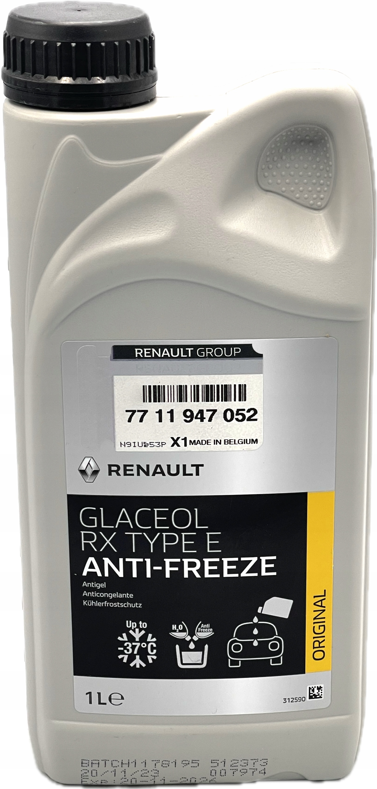 KONCENTRAT PŁYNU DO CHŁODNIC RENAULT GLACEOL RX TYPE E NIEBIESKI 1L OE ...