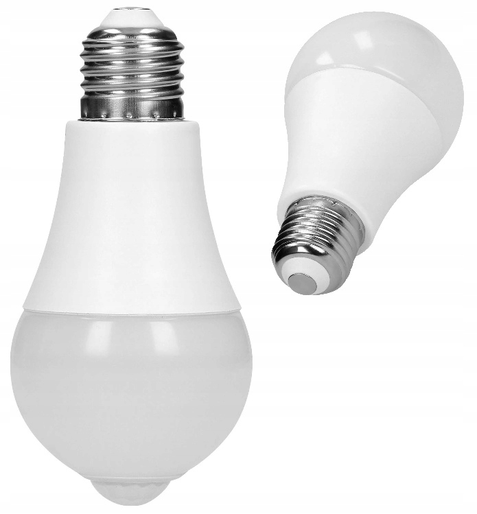 Virone Żarówka LED Czujnik Ruchu PIR 12W 4000K Duży Gwint E27 6m ... Virone Żarówka LED Czujnik Ruchu PIR 12W 4000K Duży Gwint E27 6m ...