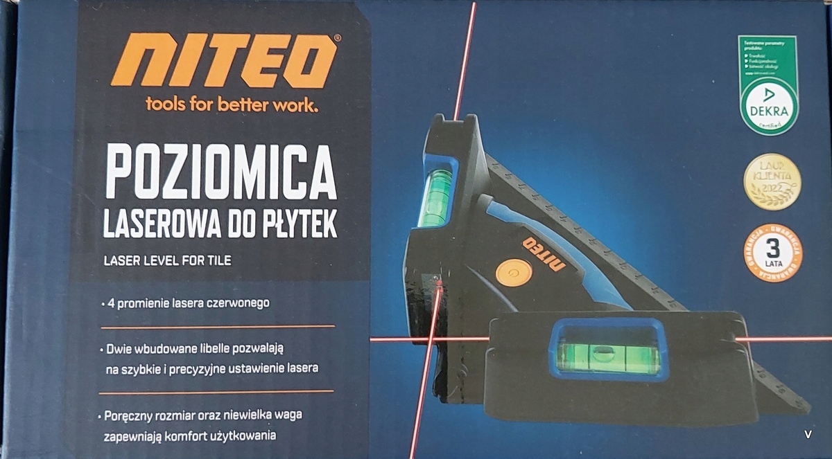 Poziomica libella Niteo Tools 1 m • Cena, Opinie - Allegro