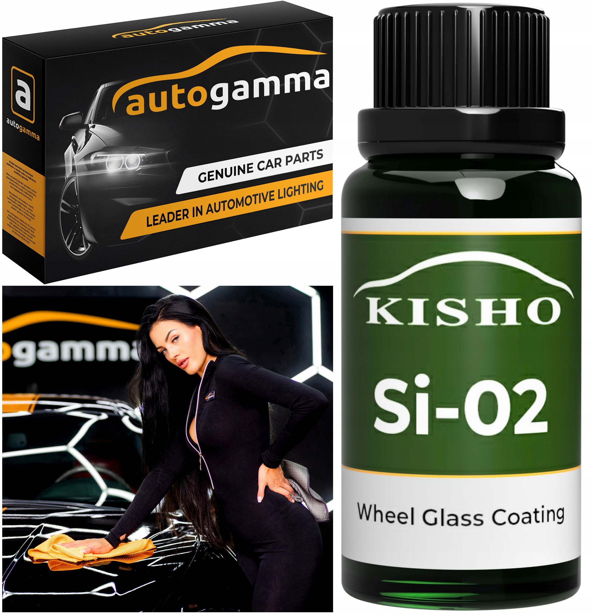 Ceramika Powłoka ceramiczna Premium Kisho SI-02 Japońska Do Felg 20ml Kisho SI-02 za 109,99 zł z ...