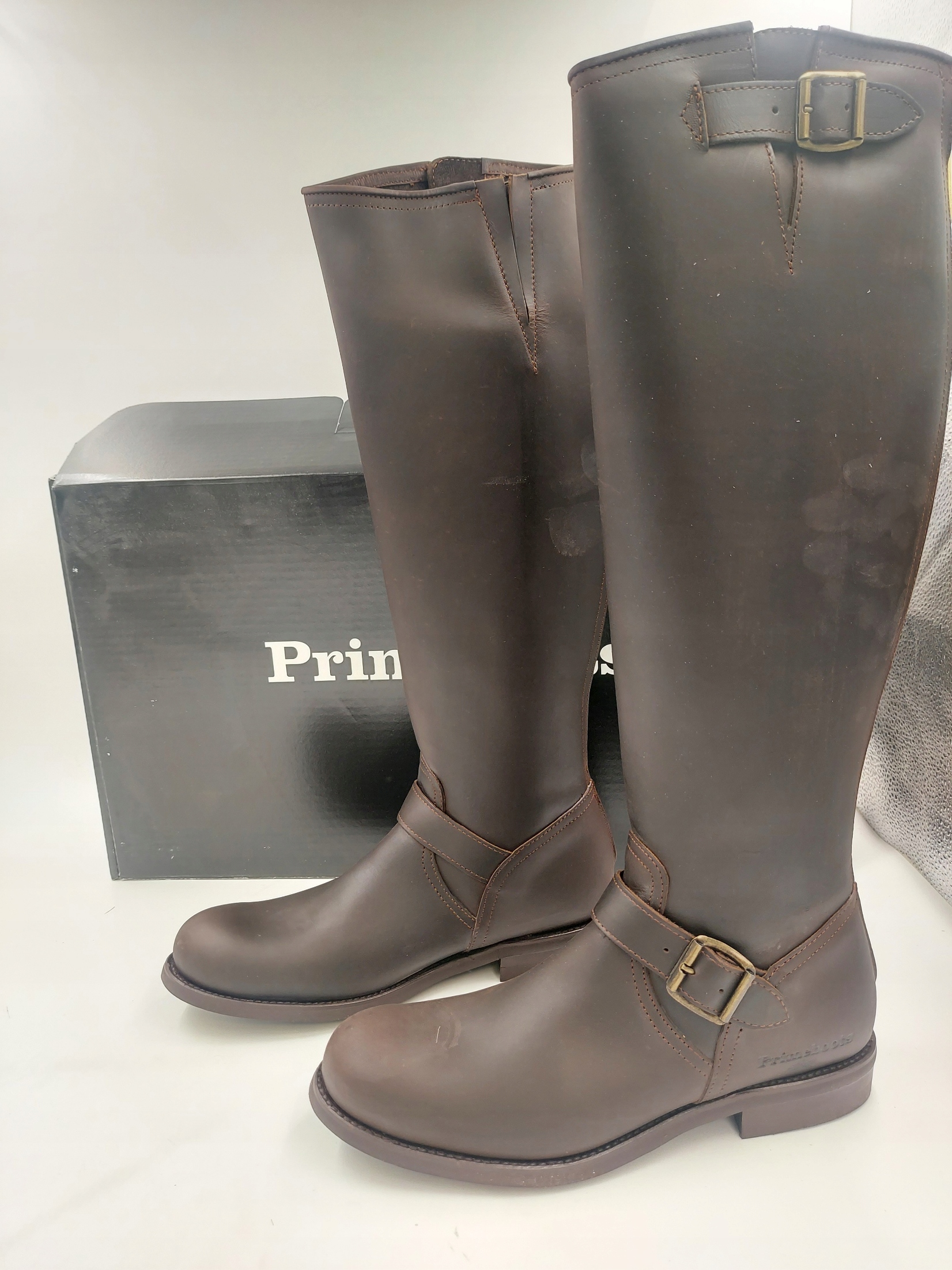 Kozaki skórzane brązowe PRIMEBOOTS R.41 PR8S • Cena, Opinie • Kozaki ...