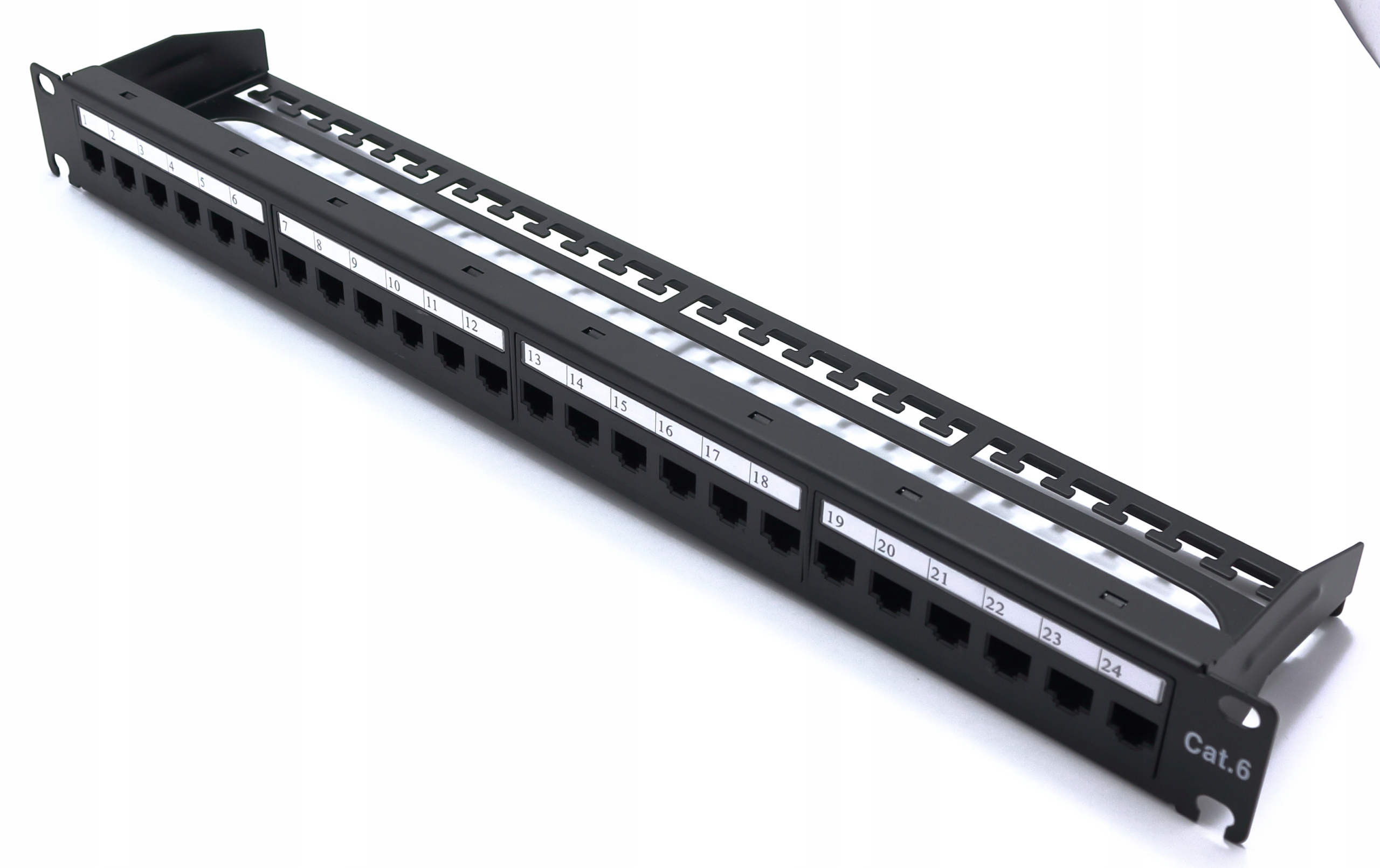PATCH PANEL KAT 6 UTP 24-PORTOWY PATCHPANEL - Sklep, Opinie, Cena w Allegro